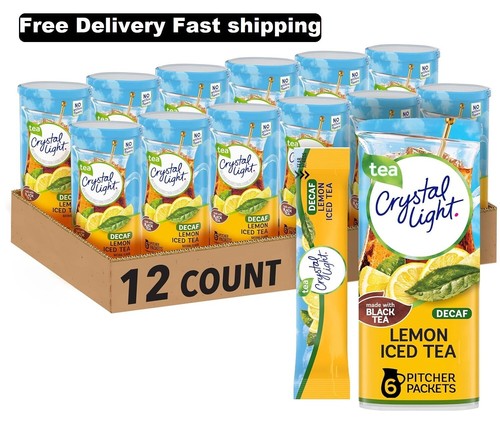 Crystal Light Sugar-Free Decaffeinated Lemon Iced Tea Naturally ...