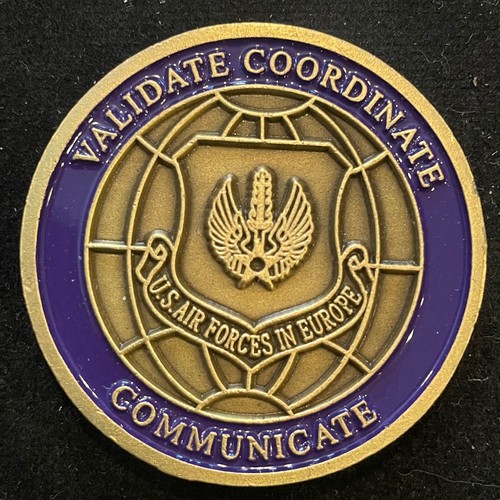 US Air Forces in Europe Theater Patient Movement TPMRC-E Challenge Coin ...