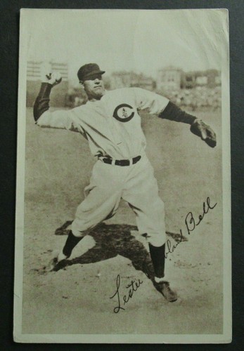 1931 Chicago Cubs Team Issue Lester Bell Photo | eBay