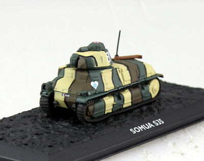 Panzer Somua S35 Frankreich 1940 UT Fertigmodell 1:72 Altaya Modell ...