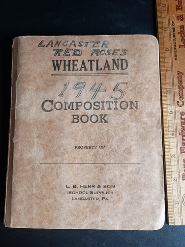 1945 Lancaster Red Roses Baseball Scrapbook - Nellie Fox - Steve Gerkin ...