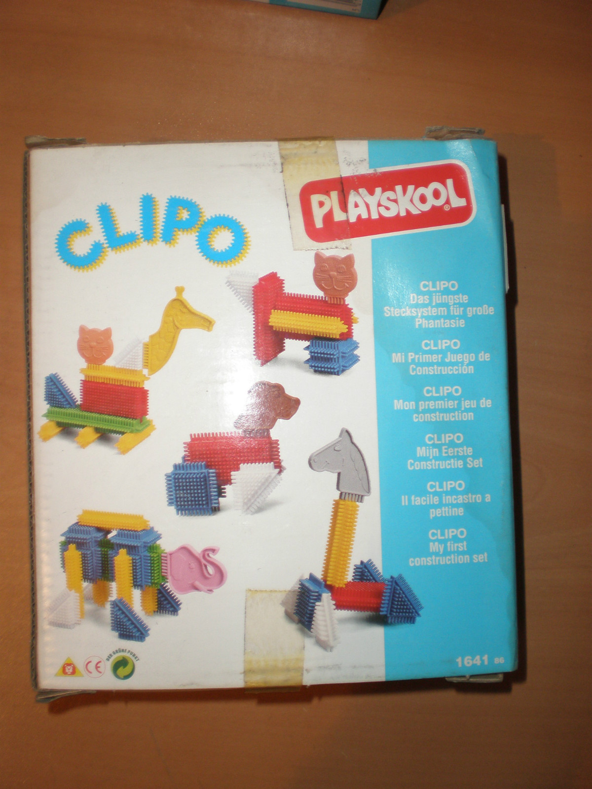 1991 VINTAGE PLAYSKOOL CLIPO ZOO STICKLE BRICKS SFINOTOUBLAKIA 2+ MIB ...