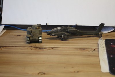 Solido TANK #253 General Lee Military/ Army,& Corgi AH 640 Helicopter ...