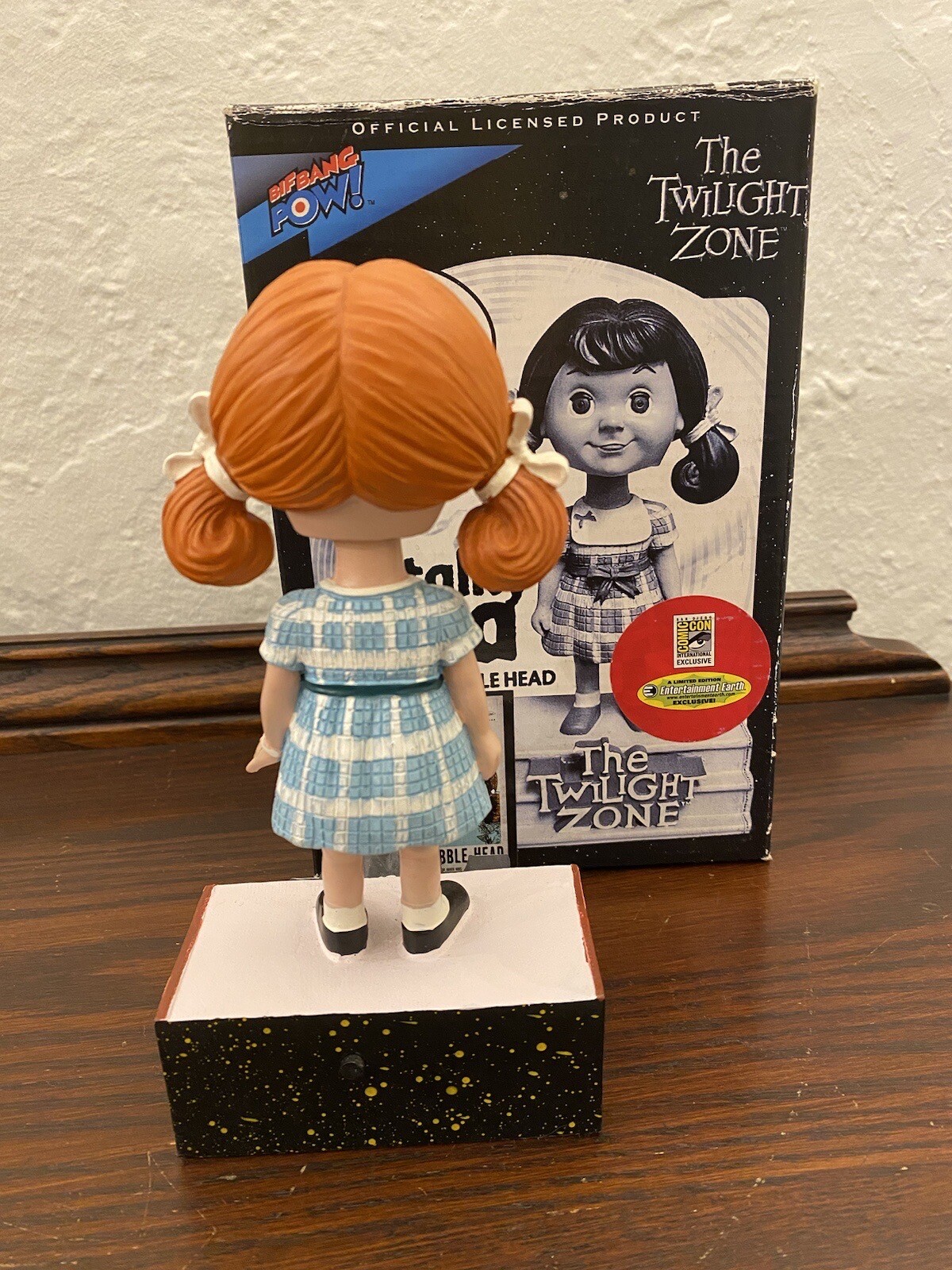 *Rare* COLOR Talky Tina Twilight Zone Bobblehead *doesn’t talk* Bif Bang SDCC EE | eBay