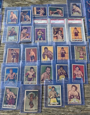 1951 Topps Ringside Boxing Lot (24 Cards) Sugar Ray Robinson Etc | eBay