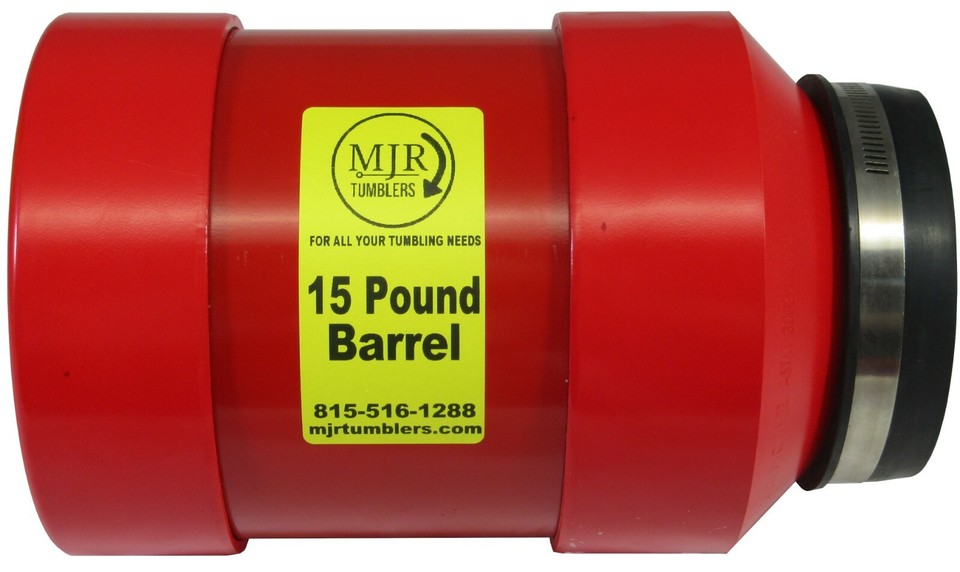 1 Gal 15lb Rotary Drum Brass Tumbler Shell Casing Cleaner Reloading MJR ...
