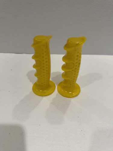 Hunt Wilde GRips Vintage Yellow Muscle Bike Old BMX Finger Contour ...