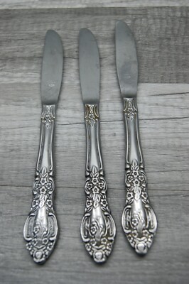 Vintage SPRINGTIME Stainless Silverware Flatware JAPAN Knives - Lot Of ...