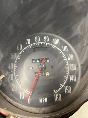 1972 1973 1974 Corvette speedometer, nice original low miles | eBay