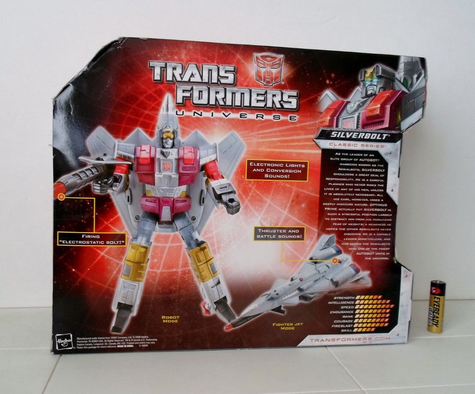 Transformers UNIVERSE Classics Autobot ULTRA CLASS SILVERBOLT Hasbro ...