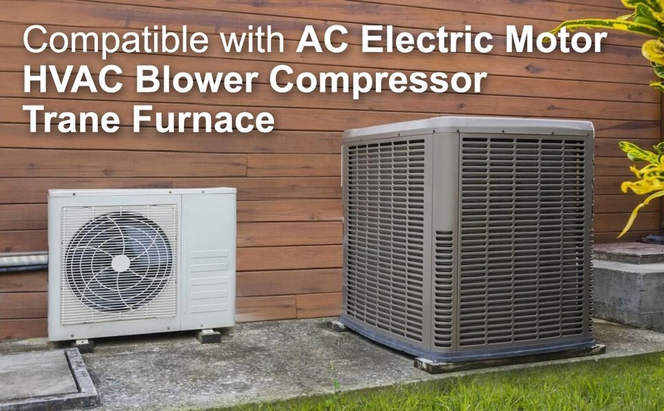 200uF 125V Capacitor AC Electric Motor Start HVAC Blower Compressor ...