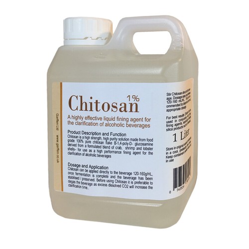 Chitosan 1% 1L Liquid Fining Clarification Agent Wine Beer Spirit | eBay