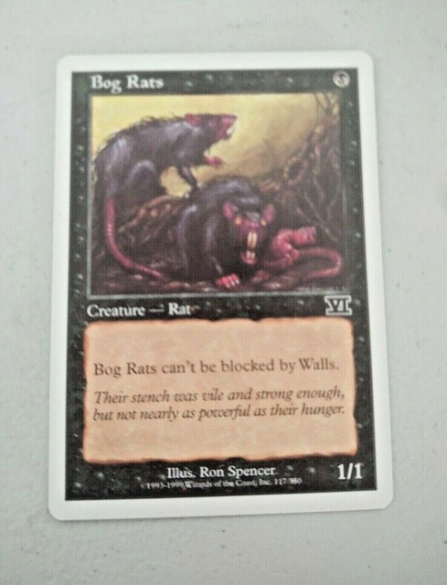 MTG Bog Rats Sixth Edition 117/350 Regular Common for sale online | eBay