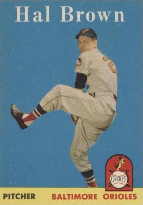 1958 Topps - Hal Brown #381 for sale online | eBay