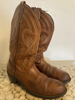 Red Wing Pecos 2282-1 Safety Toe Cowboy Western Work Boots Size 10 B ...