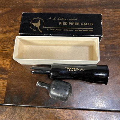 VINTAGE A L LINDSEY PIED PIPER CALL RABBIT IN DISTRESS PREDATOR CALL ...