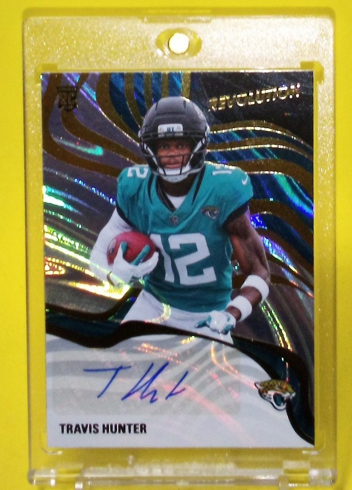 Travis Hunter MINT 2025 Panini Revolution Swirl RC Auto #RSA-THR WR/CB ...