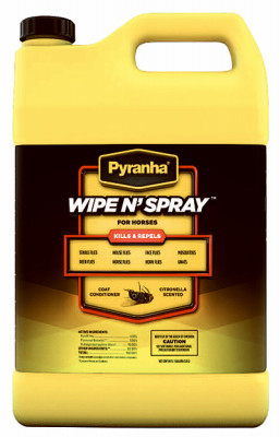 Gallon, Pyranha Wipe N' Spray, Pyrethrum Based Formula That Is Applied ...