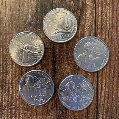 2022 US American Women Series Quarters 5 Coin Set | eBay