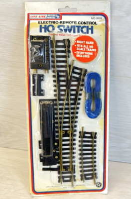 Life-Like Electric Remote Control HO Switch Right Hand - 8604 - Fits ...