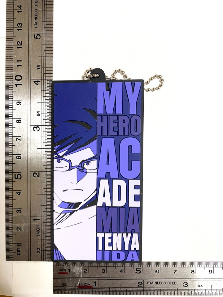 Tenya Iida My Hero Academia MHA Rubber Keychain Strap Bandai Namco ...