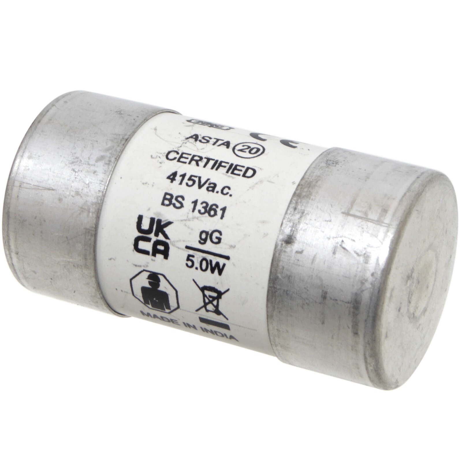 Eaton Bussmann 100LR85 100 Amp House Service Mains Cut Out Fuse 30mm x ...