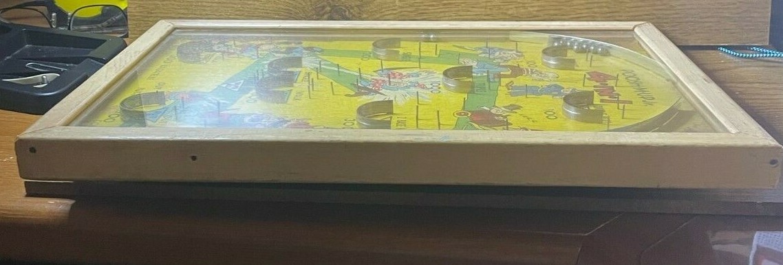 Northwestern Vintage Push M Up Jr Pinball Baseball Game | eBay