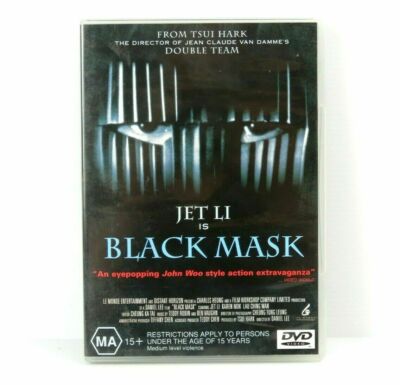 Black Mask DVD - Jet Li (Region 4, 1999) Free Post | eBay Australia