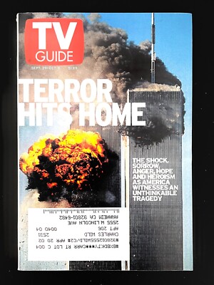 TV Guide Terror Hits Home LA Edition September 29-October 5, 2001 Issue ...