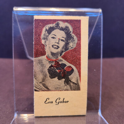 Peerless Vending Engrav-O-Tints Card Eva Gabor 1940s Actress | eBay