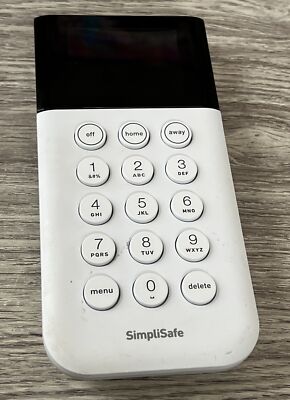 SimpliSafe SSKP3 Security Keypad Remote White Wireless - FREE SHIP! | eBay