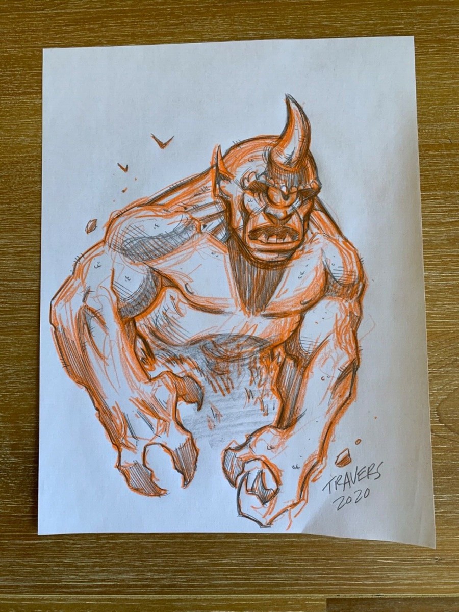 Cyclops Monster Drawing