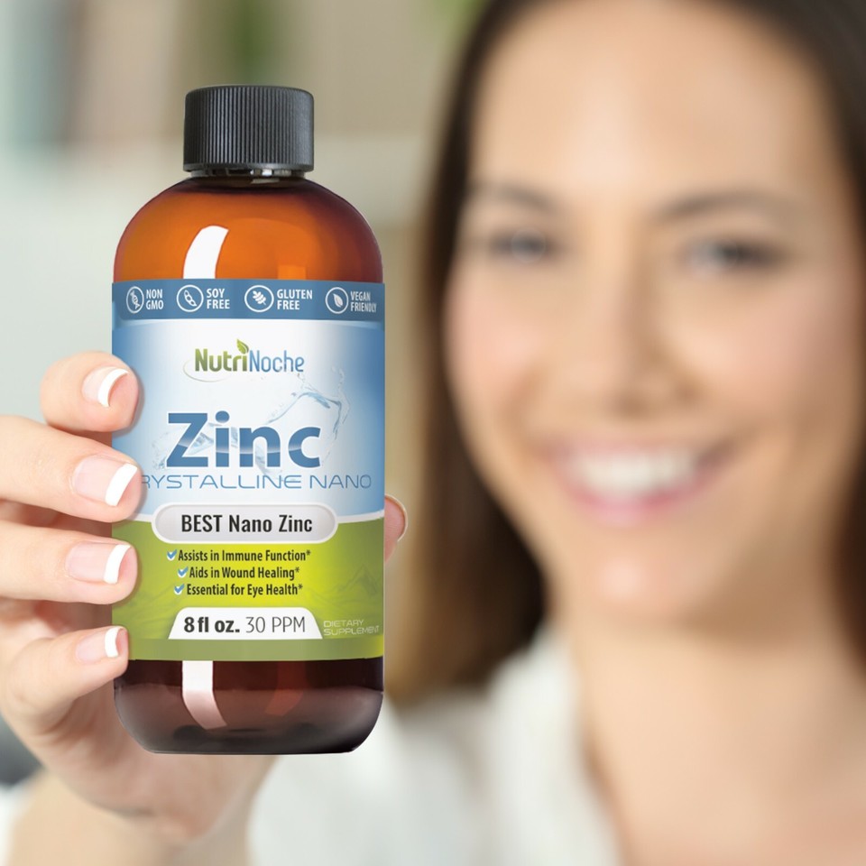 The BEST Colloidal Zinc Liquid - Colloidal Minerals - 32 oz Liquid Zinc ...