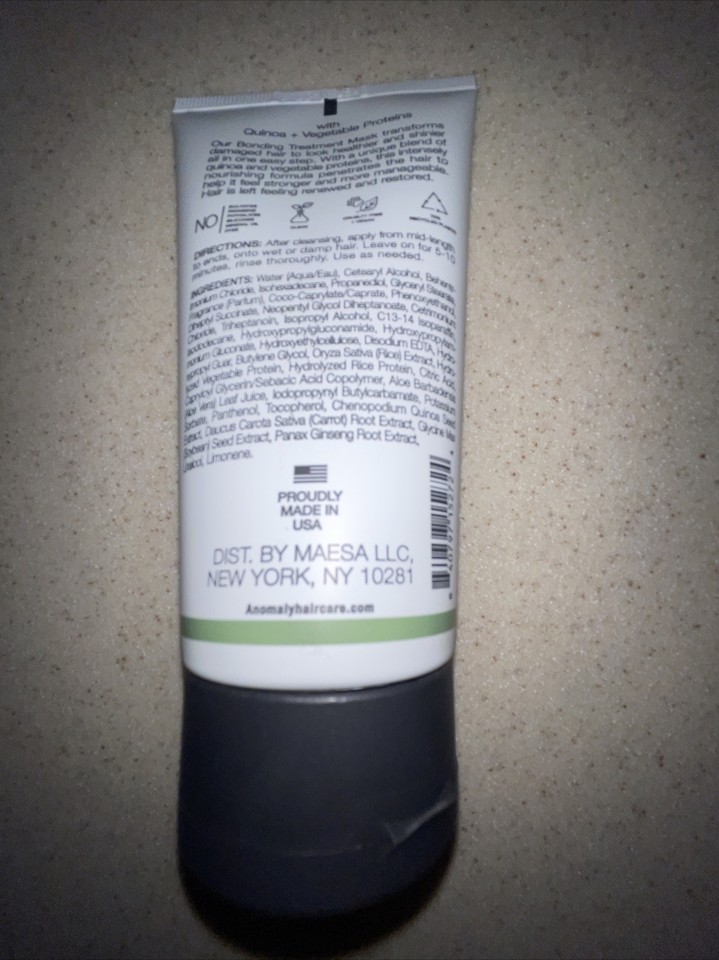 Anomaly Bonding Hair Treatment Mask Build & Strengthen 5oz Sealed New ...