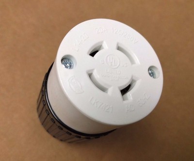 10 pc lot Heavy Duty L14-20C 4-Prong Twist Lock Locking Connector 20A ...