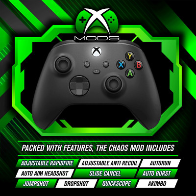 XBOX ONE SERIES RAPID FIRE CONTROLLER - CHAOS ANTI RECOIL MOD - Carbon ...