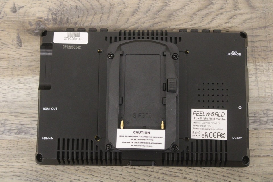 FEELWORLD FW279S 7" IPS DSLR Camera Field HD Monitor LCD Ultra Bright ...