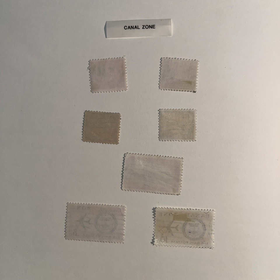 Small lot 7 Canal Zone Stamps 2c 4c 6c 7c 8c 10c Used | eBay