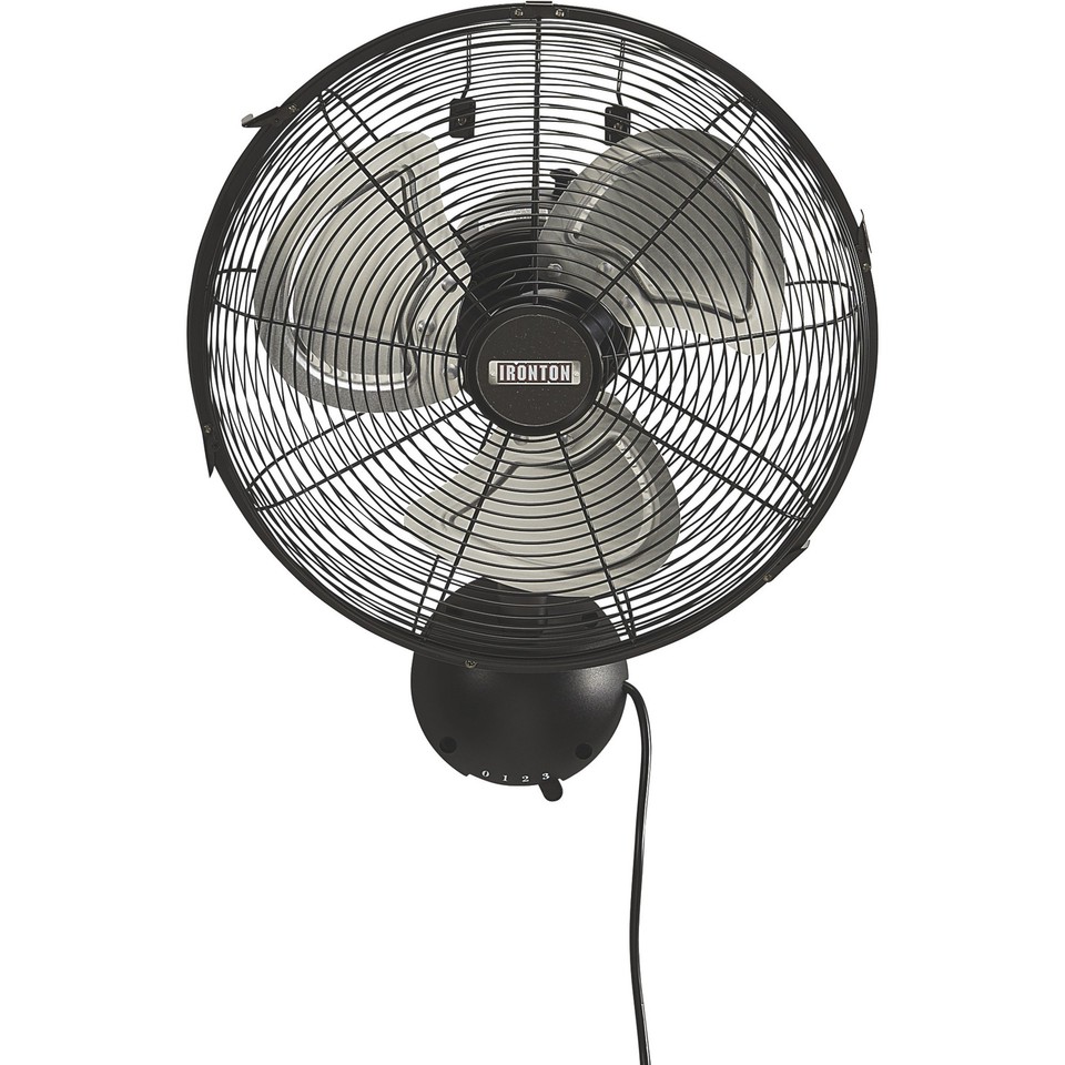 Ironton Oscillating Wall-Mount Garage Fan, 14in., 2200 CFM 840321717269 ...