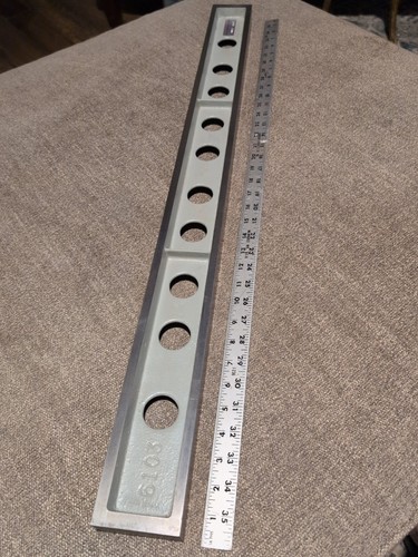 Busch Precision Inc 6102S 36 X 1.5 X 3 Cast Iron Machinist Straight ...