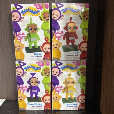 Teletubbies Block Tech Build Snap & Switch Brick Tinky Po Dipsy Laa-Laa ...