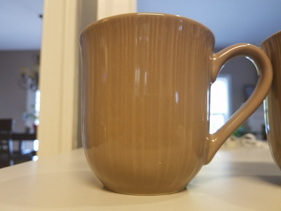 Thomson Pottery Set of 3~ Khaki Color /Tan / Beige Coffee Mugs | eBay