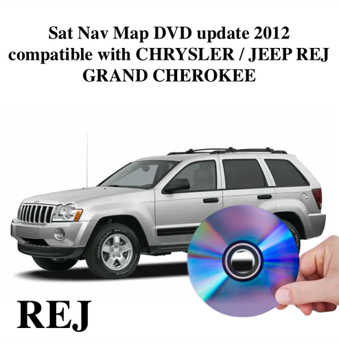 Sat Nav Map DVD update 2012 -compatible with CHRYSLER / JEEP REJ, GRAND ...