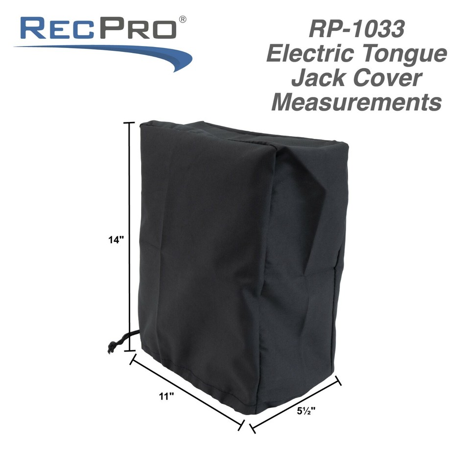 RV Electric Tongue Jack Cover Universal Protective Cover for Trailer ...