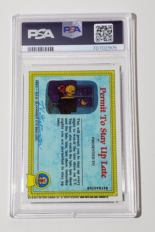 2013 Topps Chrome Garbage Pail Kids #1a Nasty Nick Atomic Refractor ...