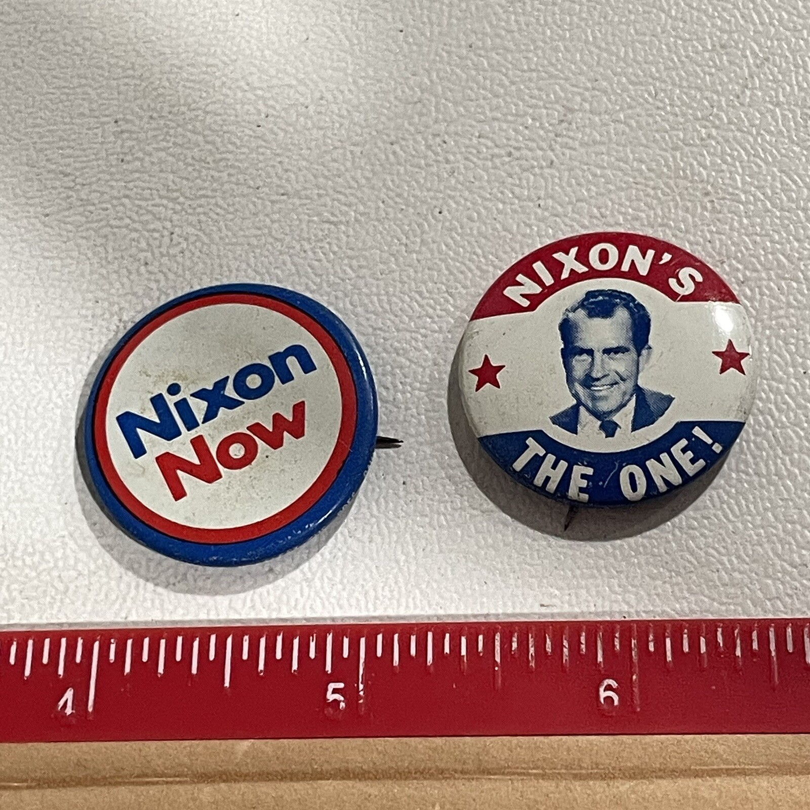 Lot Of 2 RICHARD NIXON Presidential Politics Pinback Buttons K028 | eBay