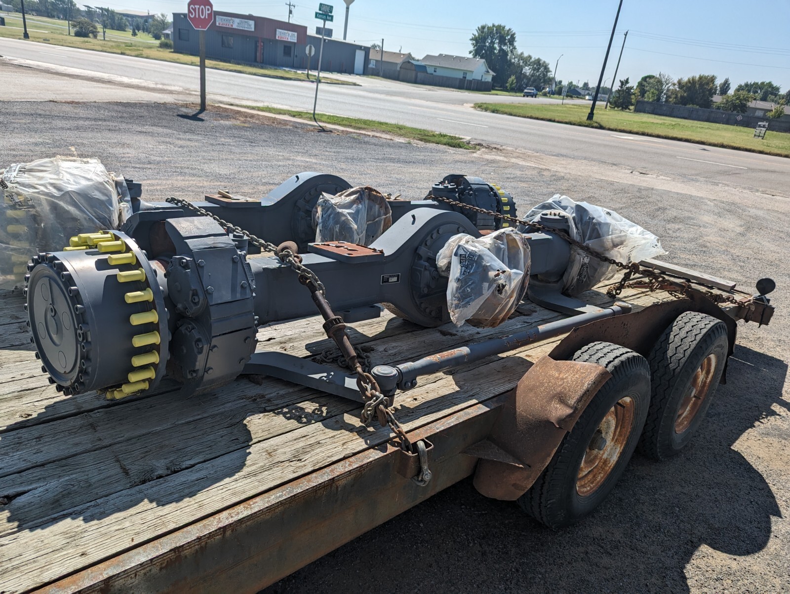 TEREX, Quadstar 1065 or 1070 crane, axles (PAIR) UNUSED, part#, 82.5382 ...