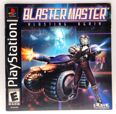 Blaster Master: Blasting Again (Sony PlayStation 1 PS1, 2001) **MANUAL ...