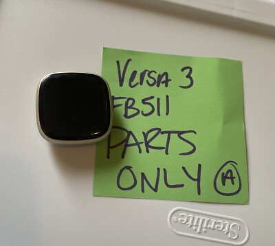 AS/IS - Fitbit Versa 3 Health & Fitness Smartwatch FB511 FOR PARTS ONLY ...