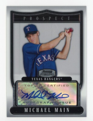 2007 Bowman Sterling Prospect Auto - #BSP-MIM Michael Main - Texas ...